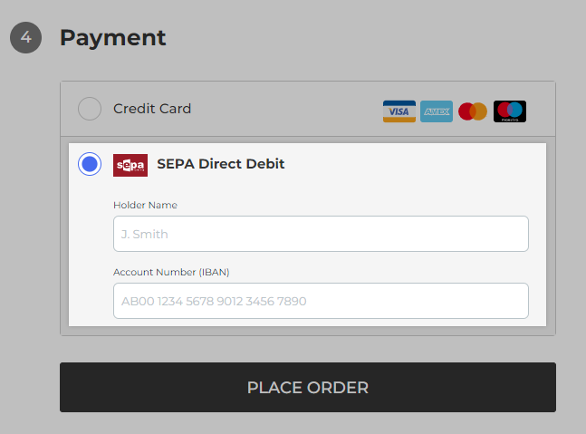 SEPA (Single Euro Payments Area) Direct Debit